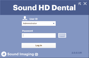 Login Screen | Sound HD Dental
